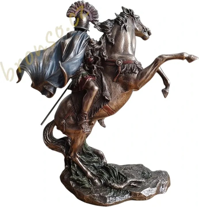 Římský centurion na koni – soška válečníka, historická dekorace, sběratelská figurka Veronese WU76086A4