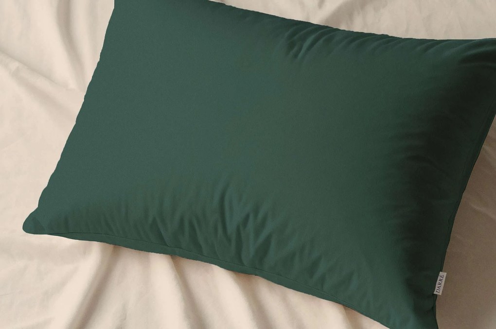 Bavlněný povlak na polštář Jednobarevný perkálový - malachite 2 Velikost: 70 x 90