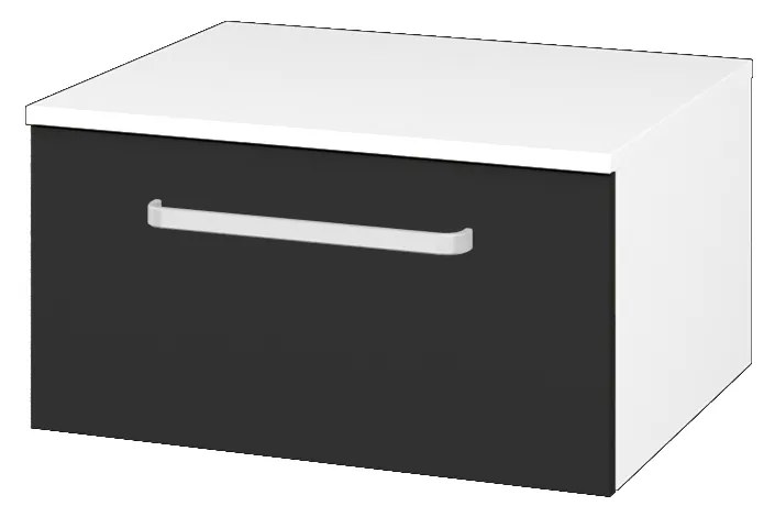 Dřevojas Skříň nízká DOS SNZ1 60 Varianta: N01 Bílá lesk / Úchytka T01 / M01 Bílá mat