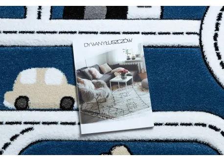 Dywany Luszczow Kusový koberec PETIT MĚSTO, ULICE, modrý Rozměr koberce: 180 x 270 cm