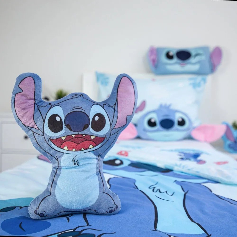 Fleecový dětský polštářek 30x35 cm Lilo and Stitch – Jerry Fabrics