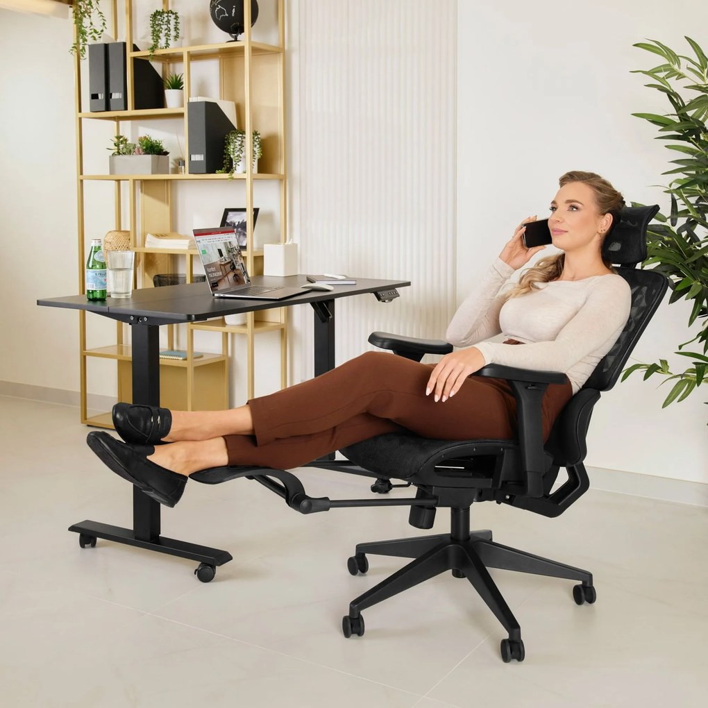 Ergonomické křeslo Romalo – Černé