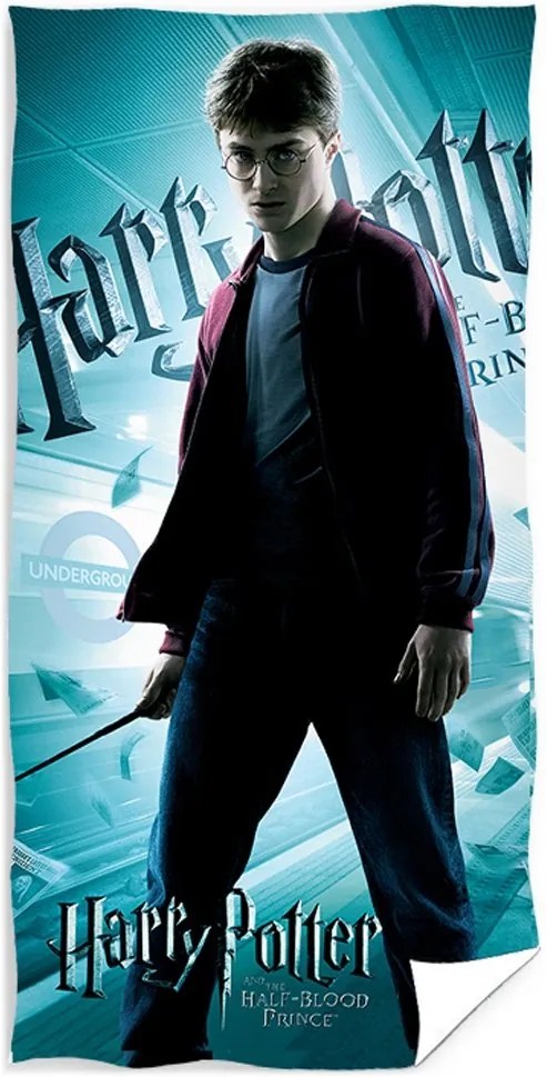 Plážová osuška Harry Potter - motiv Princ dvojí krve - 100% bavlna, froté - 70 x 140 cm