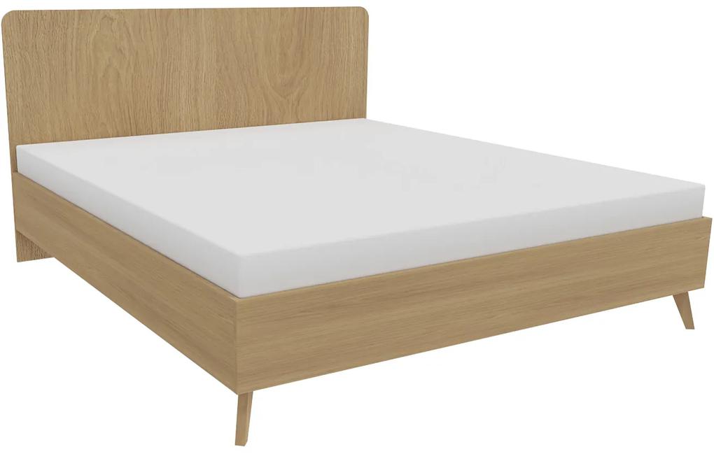 ARBYD Dubová postel Thia 180 x 200 cm