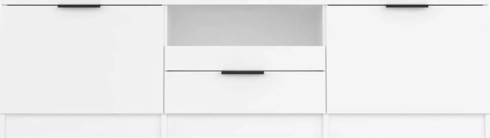 vidaXL TV skříňka 140 x 35 x 40 cm kompozitní dřevo [811452] Barva: Bílá