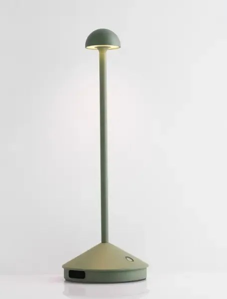 Venkovní stolní lampa Lumo zelená