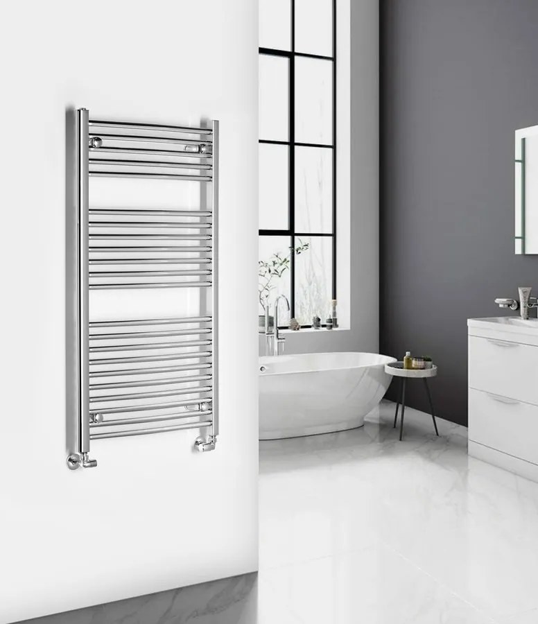 Aqualine Aqualine, ALYA topné těleso oblé 600x1110mm, chrom, LLC202