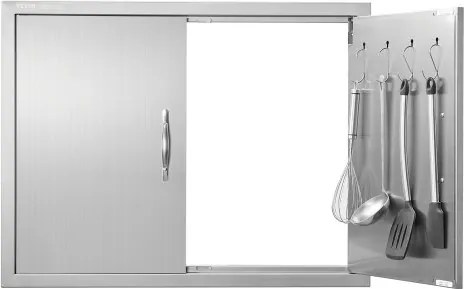 BBQ přístupová dvířka, 787 × 609 mm dvojitá venkovní kuchyňská dvířka – BH-016
