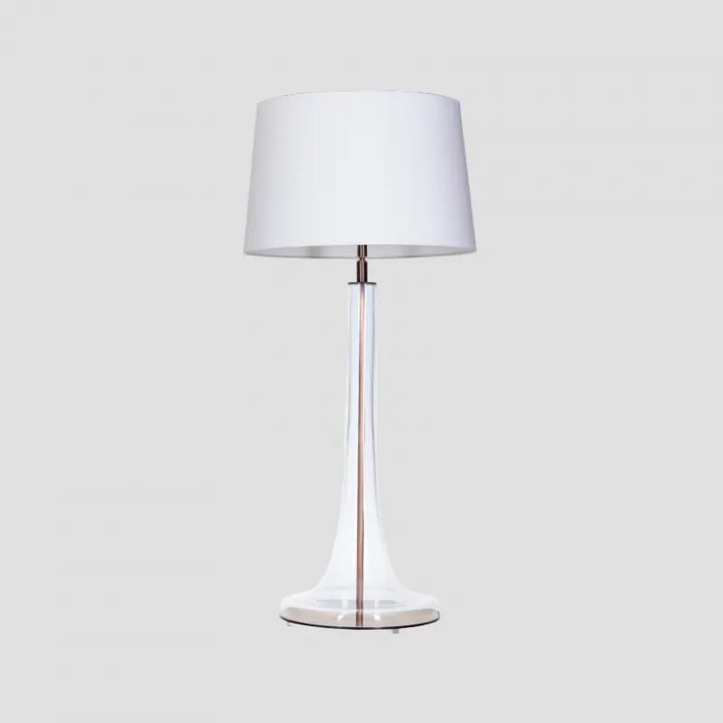 4concepts Luxusní stolní lampa LOZANNA TRANSPARENT Barva: Černá