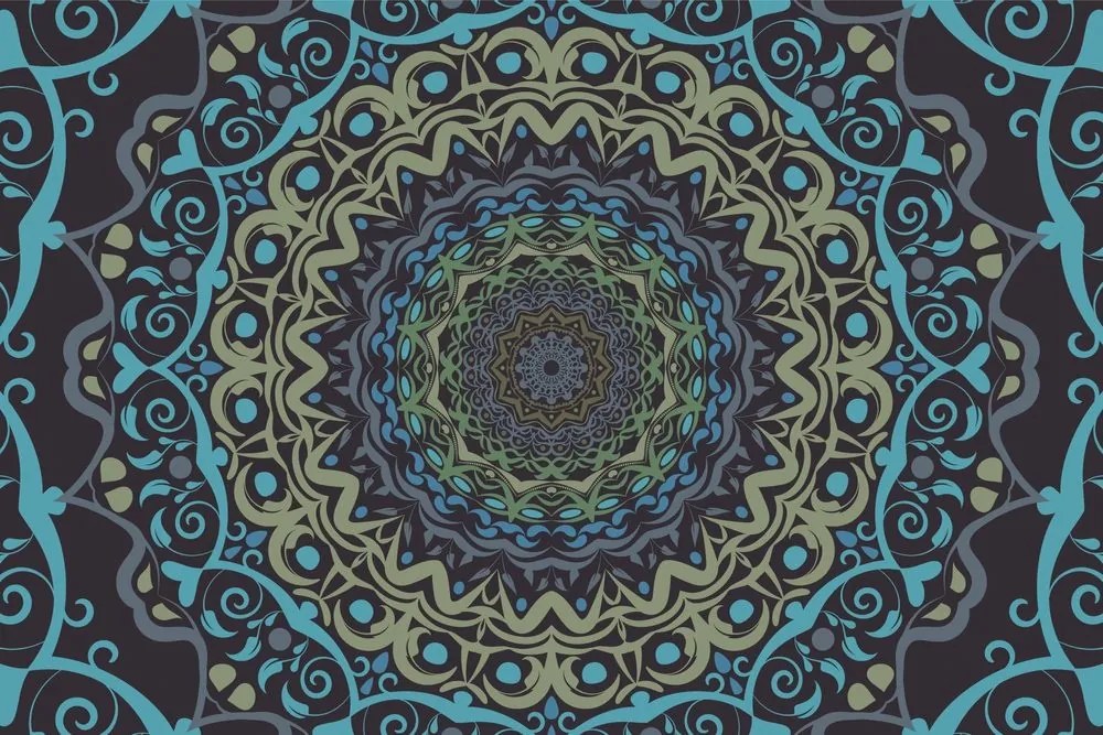 Samolepící tapeta abstraktní Mandala ve vintage stylu - 450x300 cm