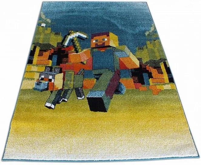 Dětský koberec MONDO NEW Minecraft 200x290