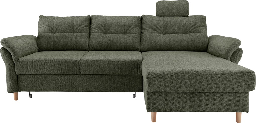 XXXLutz ROHOVÁ SEDAČKA, textil, tmavě zelená Livetastic - Sedací soupravy - 002310012725