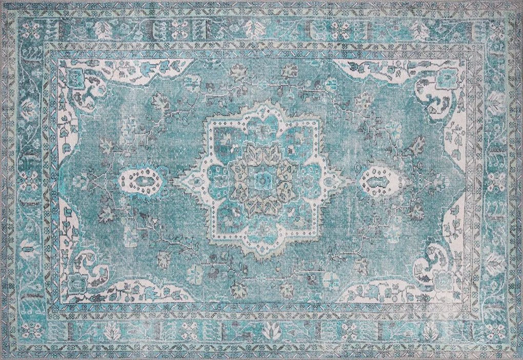 Conceptum Hypnose Kusový koberec Blues Chenille - Green AL 158, Vícebarevná Rozměr koberce: 140 x 190 cm