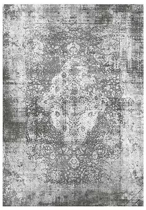 Koberec Flatweave Stampa / 230 x 155 cm / 100% polyester / šedá