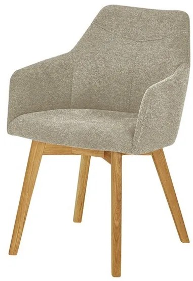 Sconto Jídelní židle JACKSON cappuccino/dub