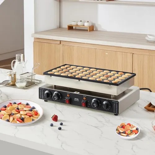 50PCS 43 mm Mini holandský palačinkář komerční Dorayaki Baker 1700 W