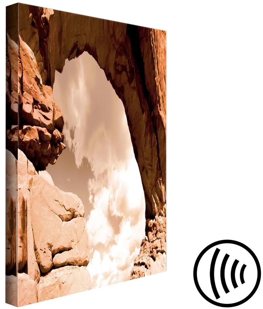 Obraz Východ z jeskyně (1-dílný) vertikální