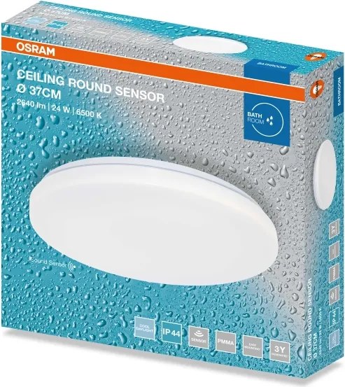 Osram - LED Koup stropní svítidlo CEILING ROUND LED/24W/230V pr. 37 cm IP44 bílá
