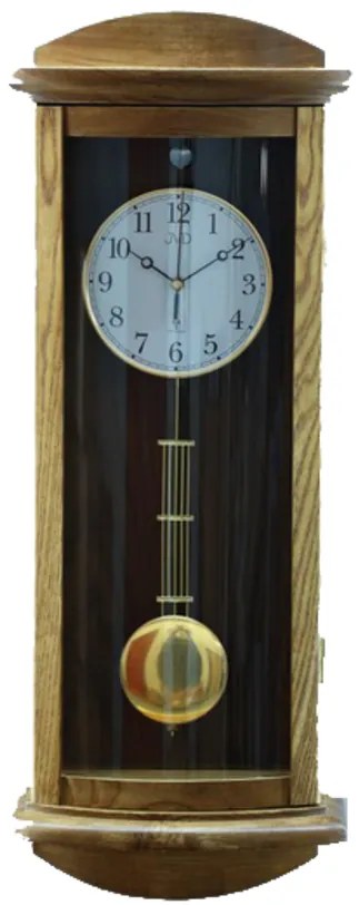 JVD Rádiem řízené kyvadlové skříňové dřevěné hodiny JVD NR24020/78
