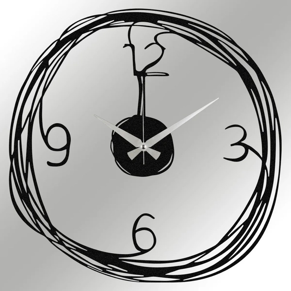 Nástěnné hodiny Gergo 48 cm černé