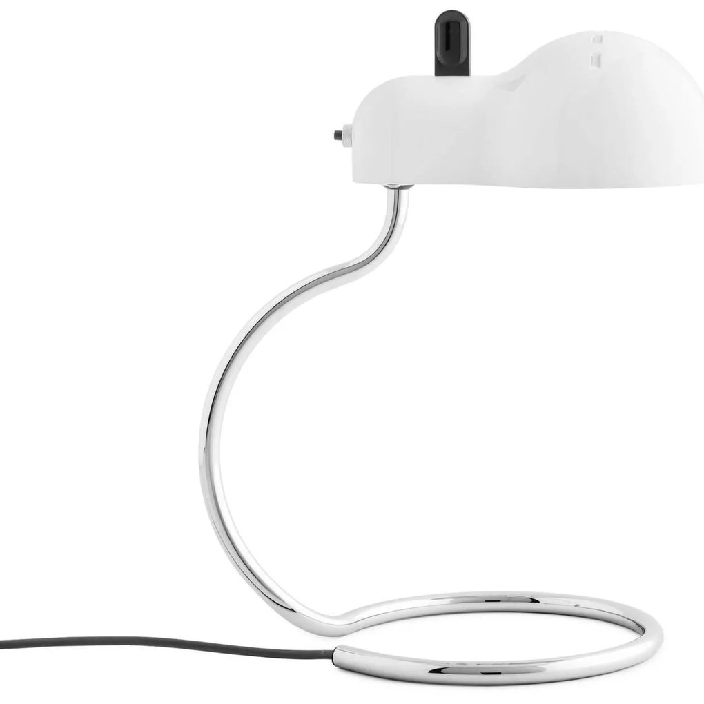 Stilnovo 9065 Minitopo Classic, bílá stolní retro lampička, 1x7W LED E27, výška 36cm