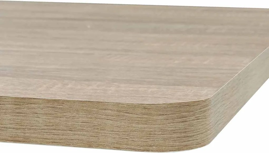 Bistro stolek MDF a ocel čtvercový 80 x 80 x 75 cm 245614