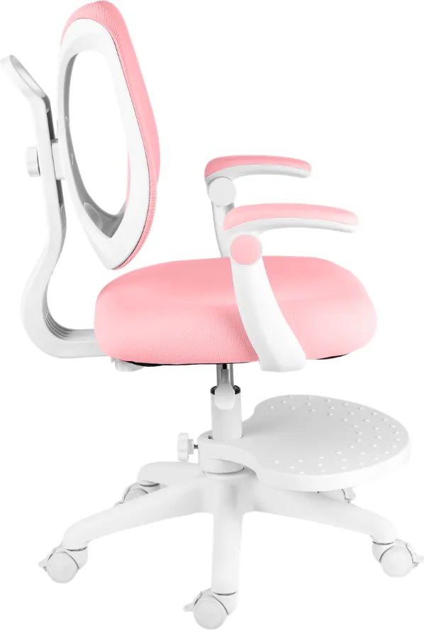 Dětská rostoucí židle Neoseat JUNI 022 — látka, pratelný potah, růžová