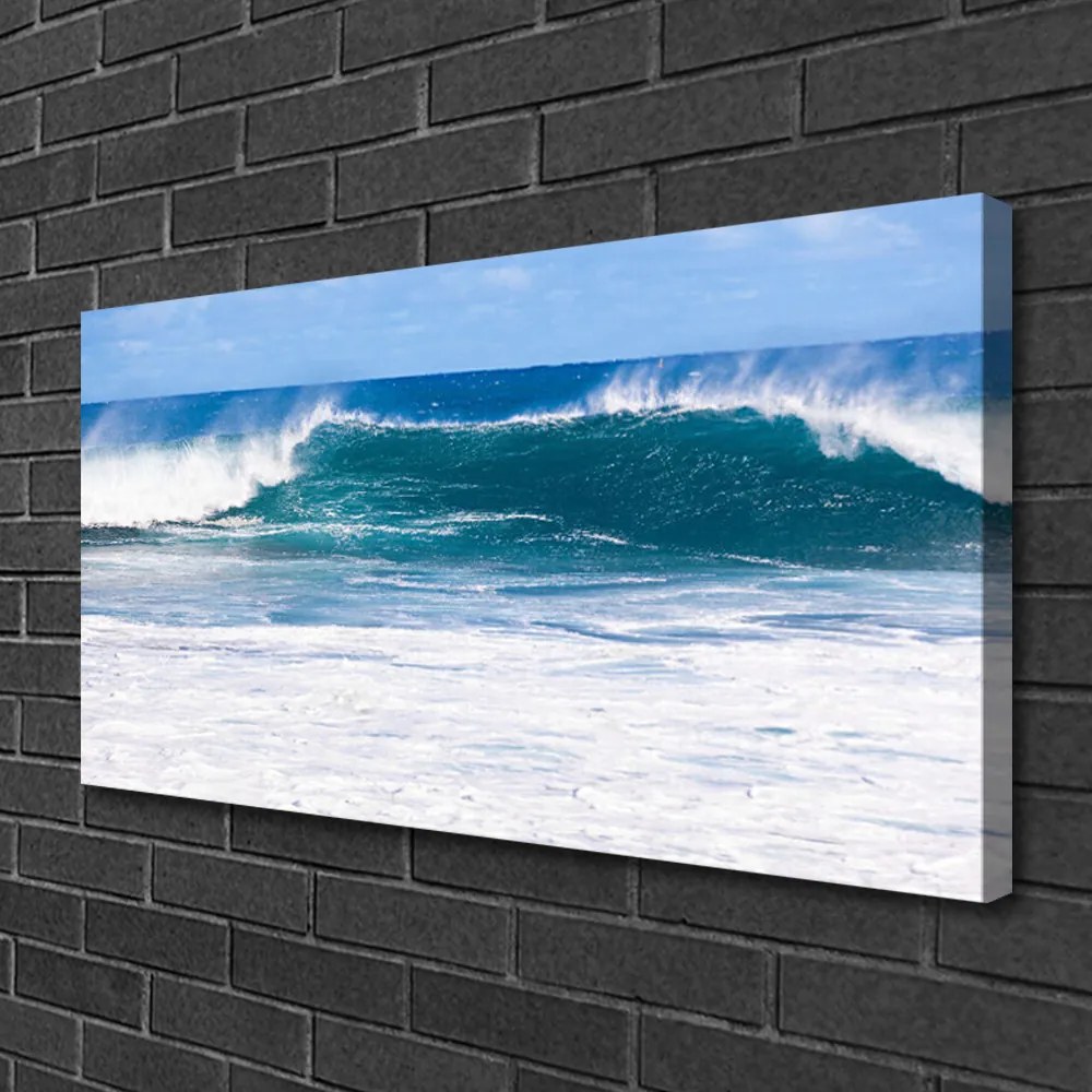Obraz na plátně Moře Vlna Voda Oceán 120x60 cm