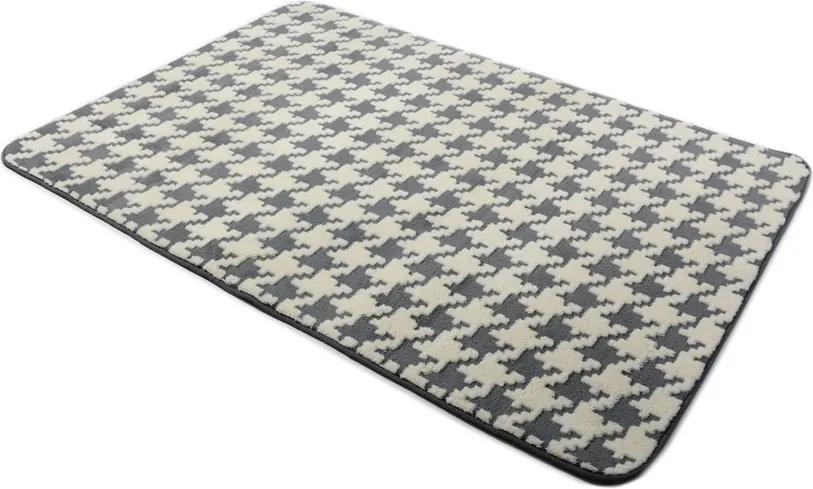 Kusový koberec PEPITKA šedý 140x200