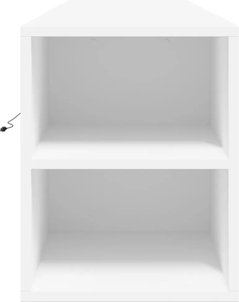 Nástěnná TV skříňka s LED bílá 180 x 31 x 39,5 cm 3307954