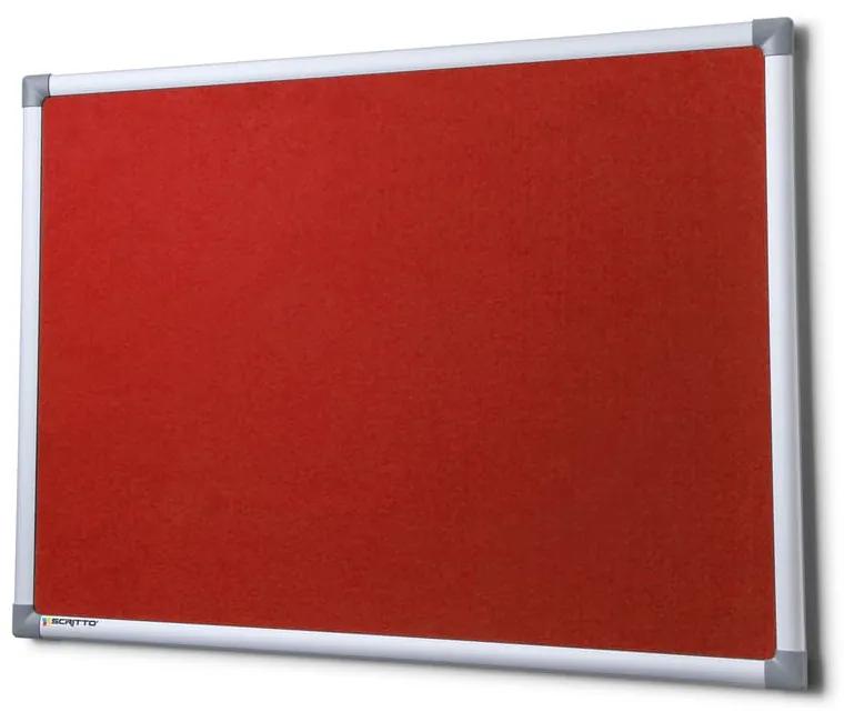 Textilní nástěnka SICO 90 x 60 cm, červená