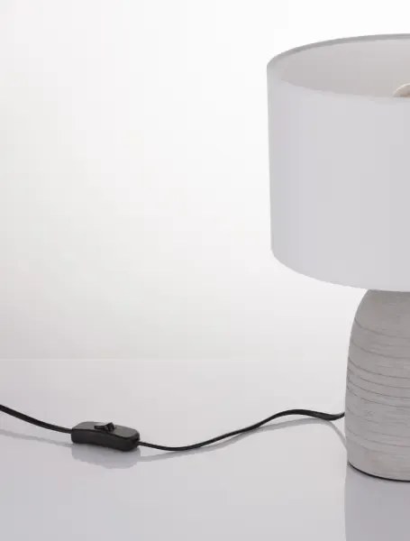 Rustikální stolní lampa Chempo