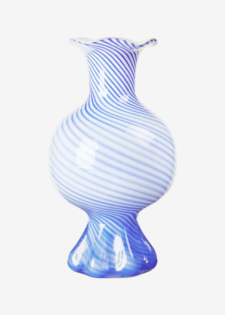 Broste Copenhagen Váza Mella bonbon světle modrá 30cm