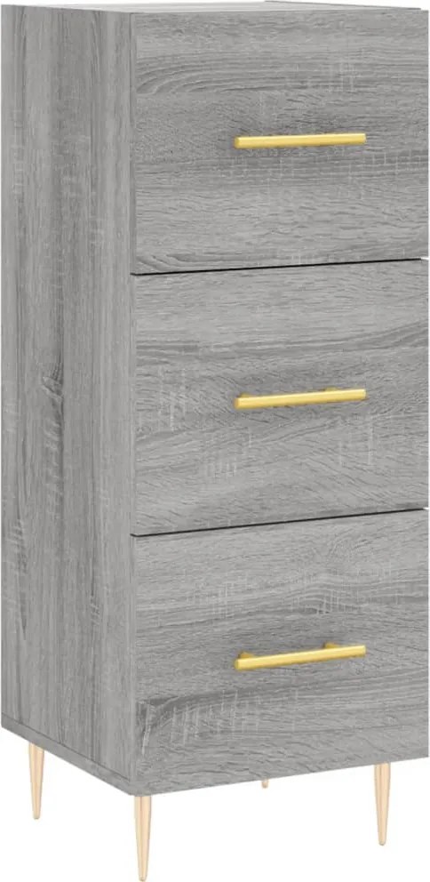 Skříň highboard šedá sonoma 34,5 x 34 x 180 cm kompozitní dřevo 3198847