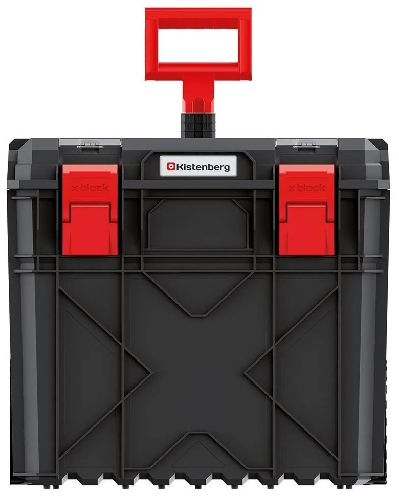 Kistenberg Kufr na nářadí s transp. kolečky X BLOCK LOG černý 546x380x510