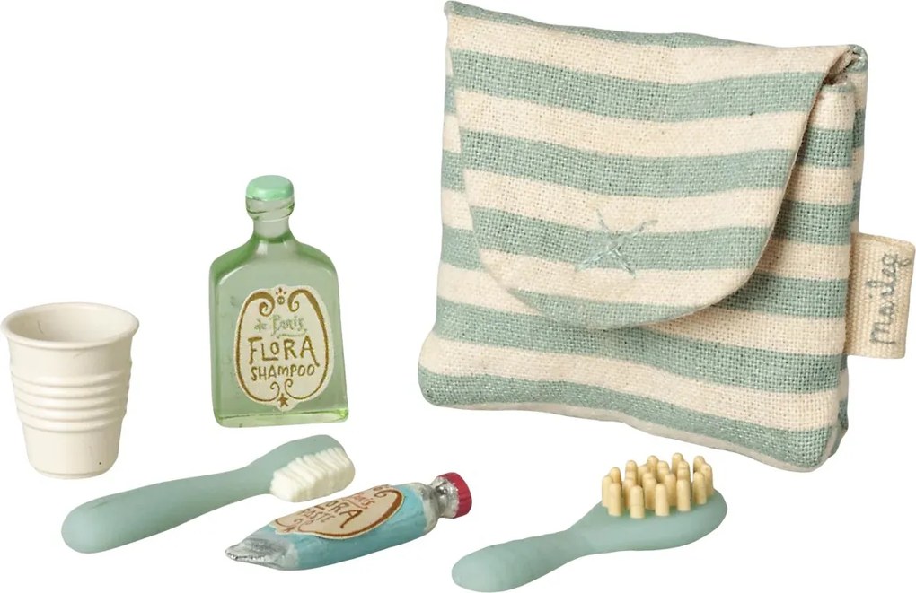 Beauty taštička s doplňky pro myšky Maileg Mint Maileg