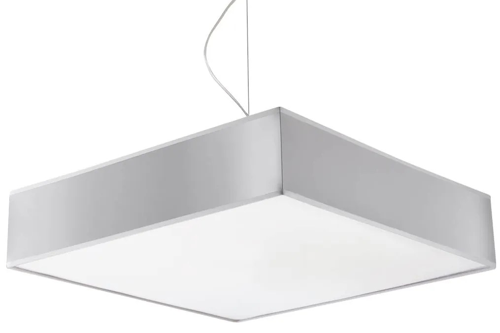 Závěsné osvětlení HORUS 45, 3xE27, 60W, 45x45cm, hranaté, šedé Sollux lighting HORUS 45 SL.0134