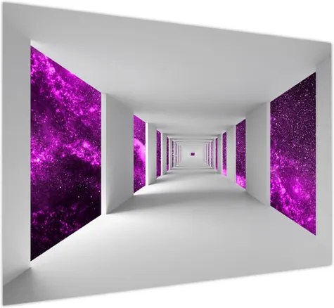 Samolepící fólie Chodba a fialový vesmír 200x135cm OK4742A_1AL
