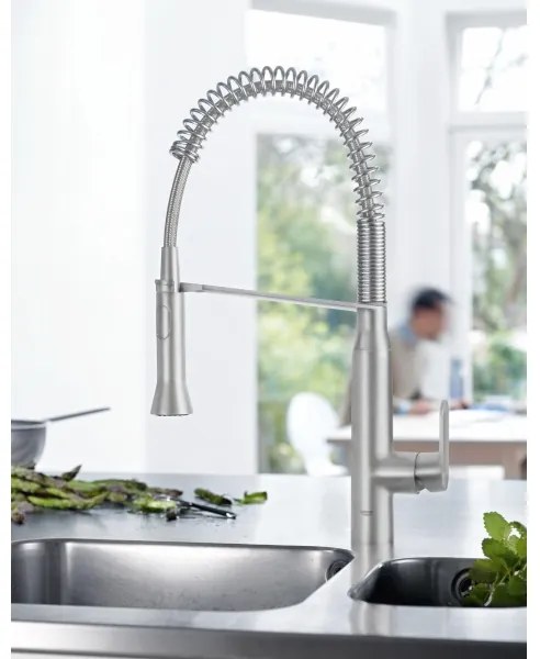 GROHE 31379DC0 - Dřezová baterie K7 nerez