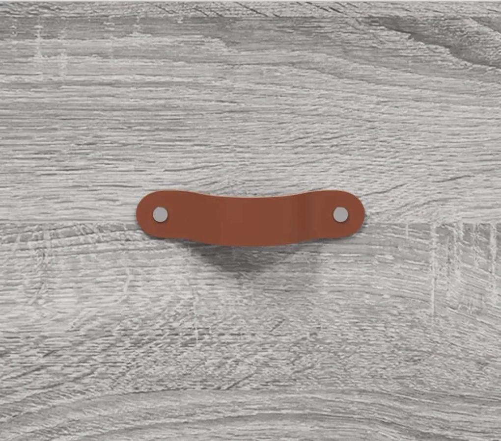 vidaXL Příborník 69,5 x 34 x 90 cm kompozitní dřevo [830234] Barva: Betonová šedá