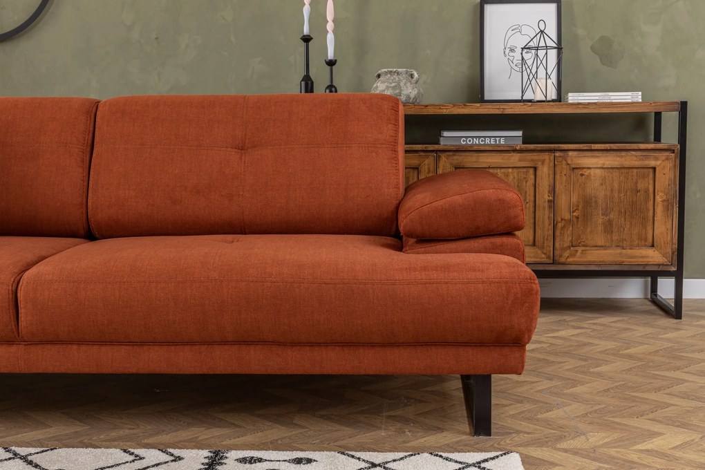 Atelier del Sofa 3-místná pohovka Mustang - Orange, Oranžová