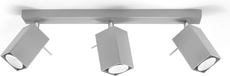Sollux Lighting Stropní svítidlo MERIDA 3 šedé
