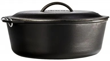 LODGE litinový hrnec Dutch Oven 8,5l s poklicí a držadlem