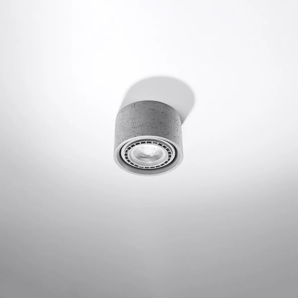 Sollux Lighting Stropní svítidlo BASIC 1 beton