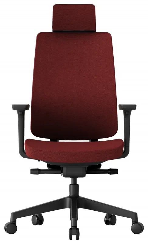 Kancelářská ergonomická židle K50 — černá Červená