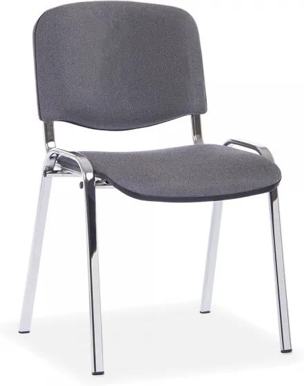 Konferenční židle Viva 2019, chromované nohy šedá