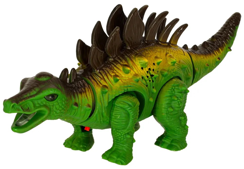 Creative Corner Dálkově ovládaný dinosaurus RC Stegosaurus chodí svítí řve