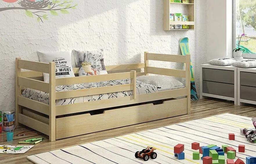 DB nábytek Dětská postel Jery borovice 160 x 80 cm