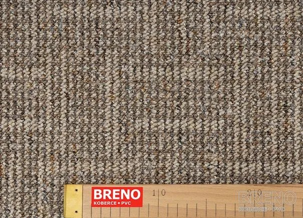 Breno Metrážový koberec CADIZ 5018 béžový, šíře 300 cm, Hnědá/Béžová