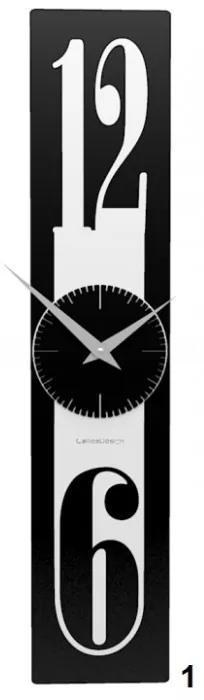 Designové hodiny 10-026 CalleaDesign Thin 58cm (více barevných variant) Barva bílá-1 - RAL9003